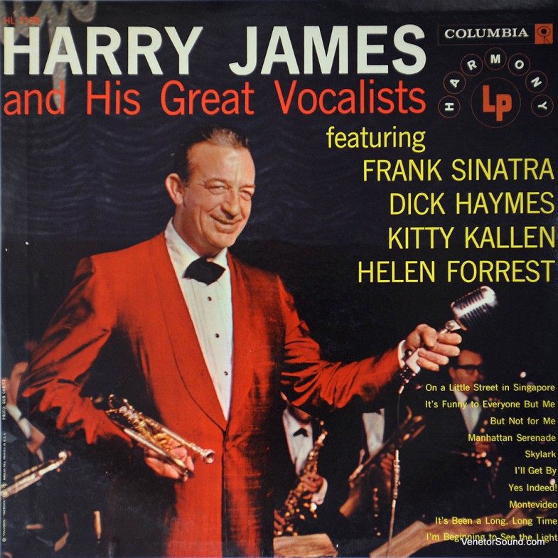 Harry James / HARRY JAMES and His Great Vocalists | Record Jacket ...